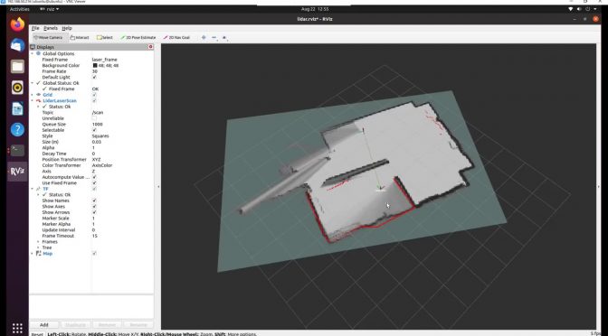 RPi4 ROS YDLIDAR X4でSLAM | Natural Days